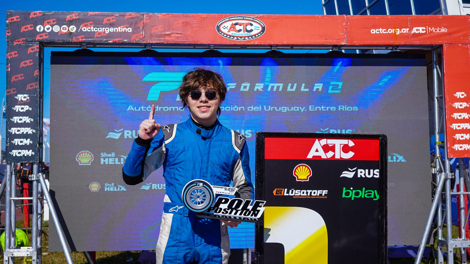 CASTRO Y SU PRIMERA POLE – FORMULA 2 – ARGENTINA